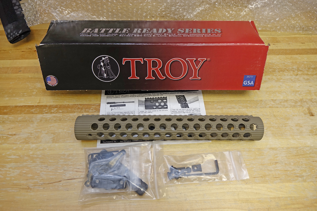 Larue 11" Quad Rail and Troy FDE Alpha 13" Rail - AR15.COM